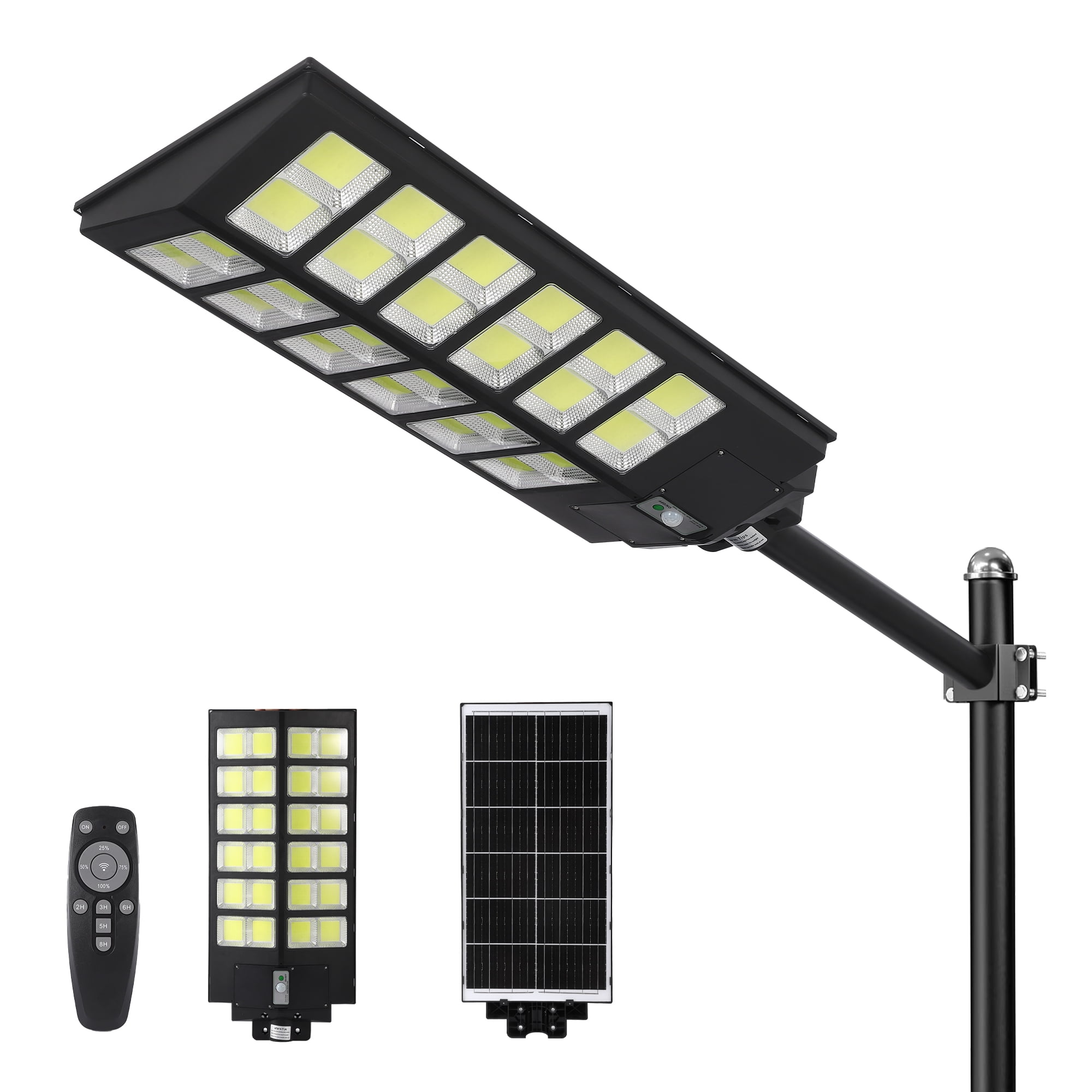 Garvee 5200W Solar Street Light Outdoor, Super Bright 7000K Daylight ...