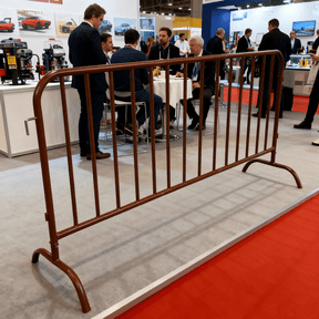 Expandable Barricade with Wheels 11.5 Feet Long Retractable Metal ...