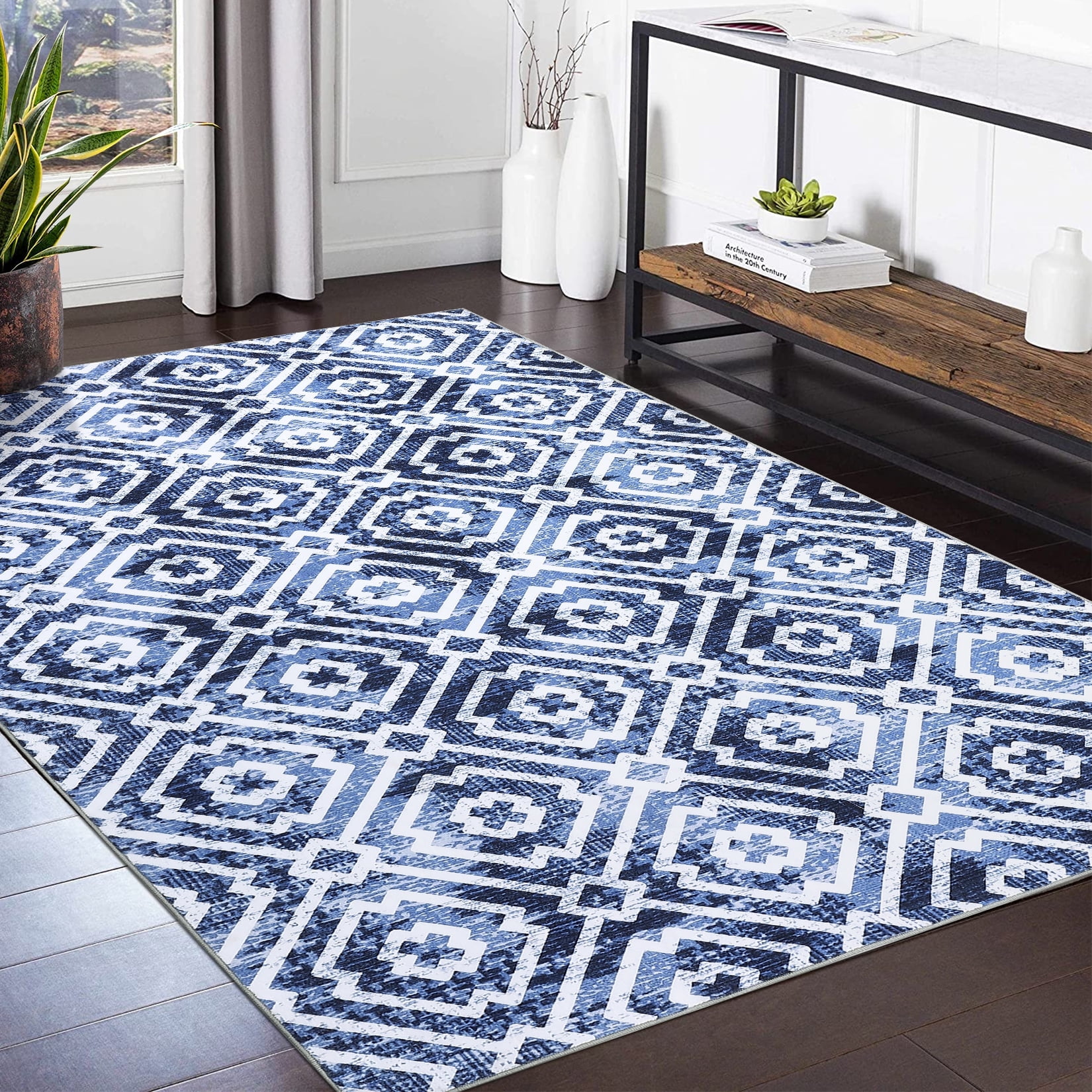 Garvee 8'x10' Area Rug for Living Room Bedroom Modern Geometric Rug ...