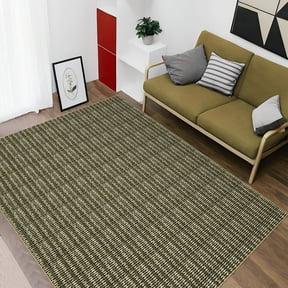 Garvee 10'x13' Large Modern Braided Print Area Rug Low Pile Non Slip ...