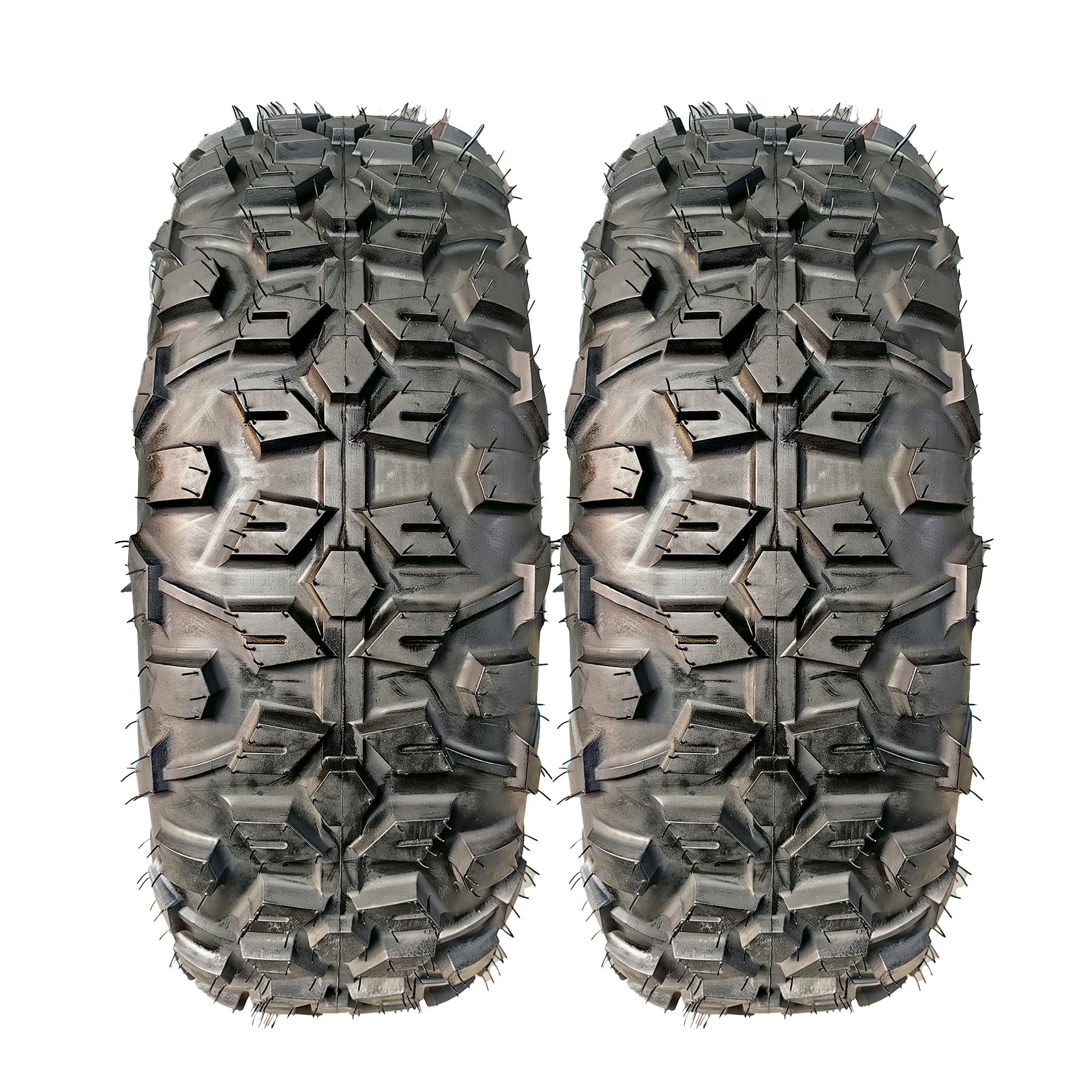 Garvee All-Terrain ATV/UTV Tubeless Tires Pack of 2 – 6PR Reinforced ...