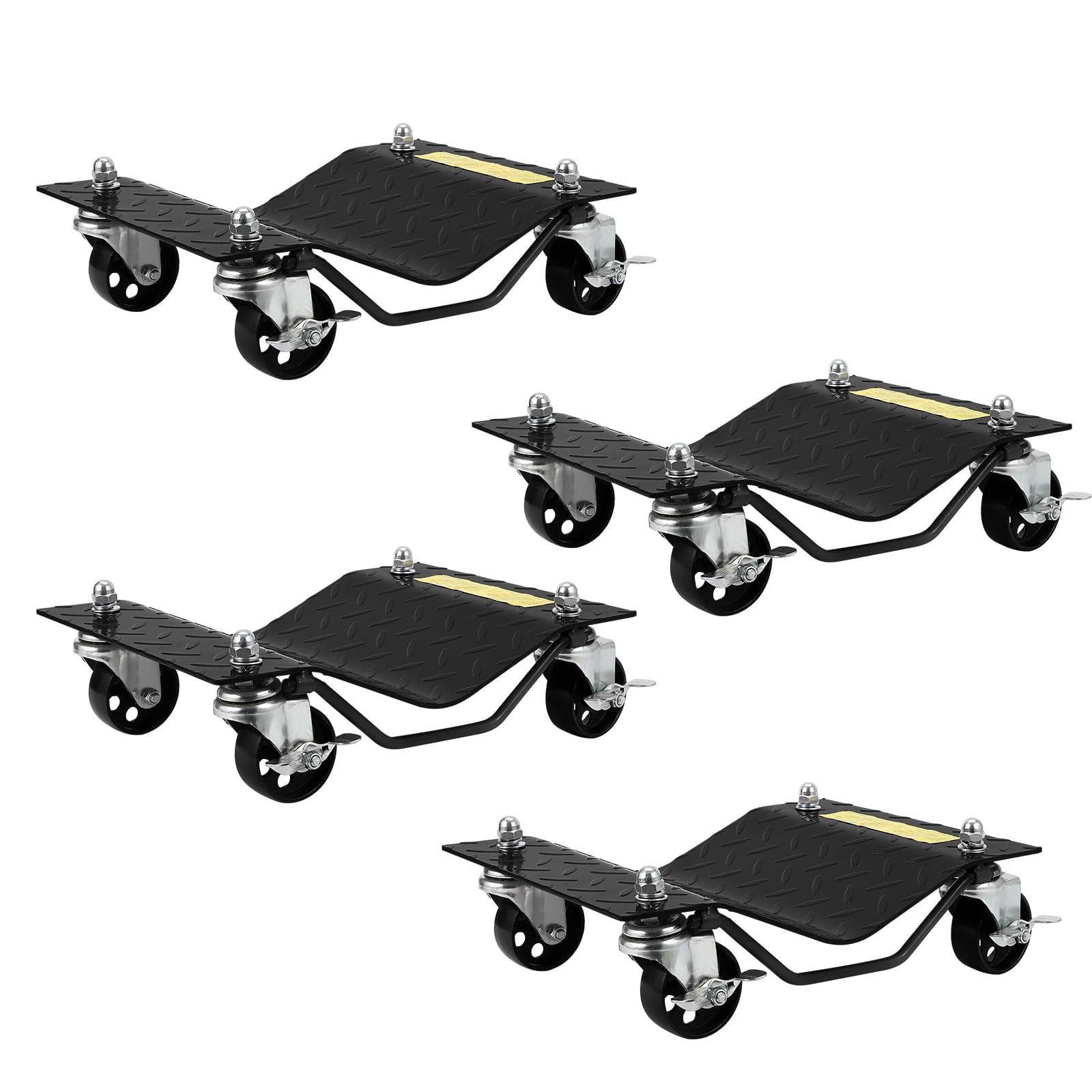 Garvee Car Dolly Set of 4-8000LB Capacity Heavy Duty Vehicle Wheel ...
