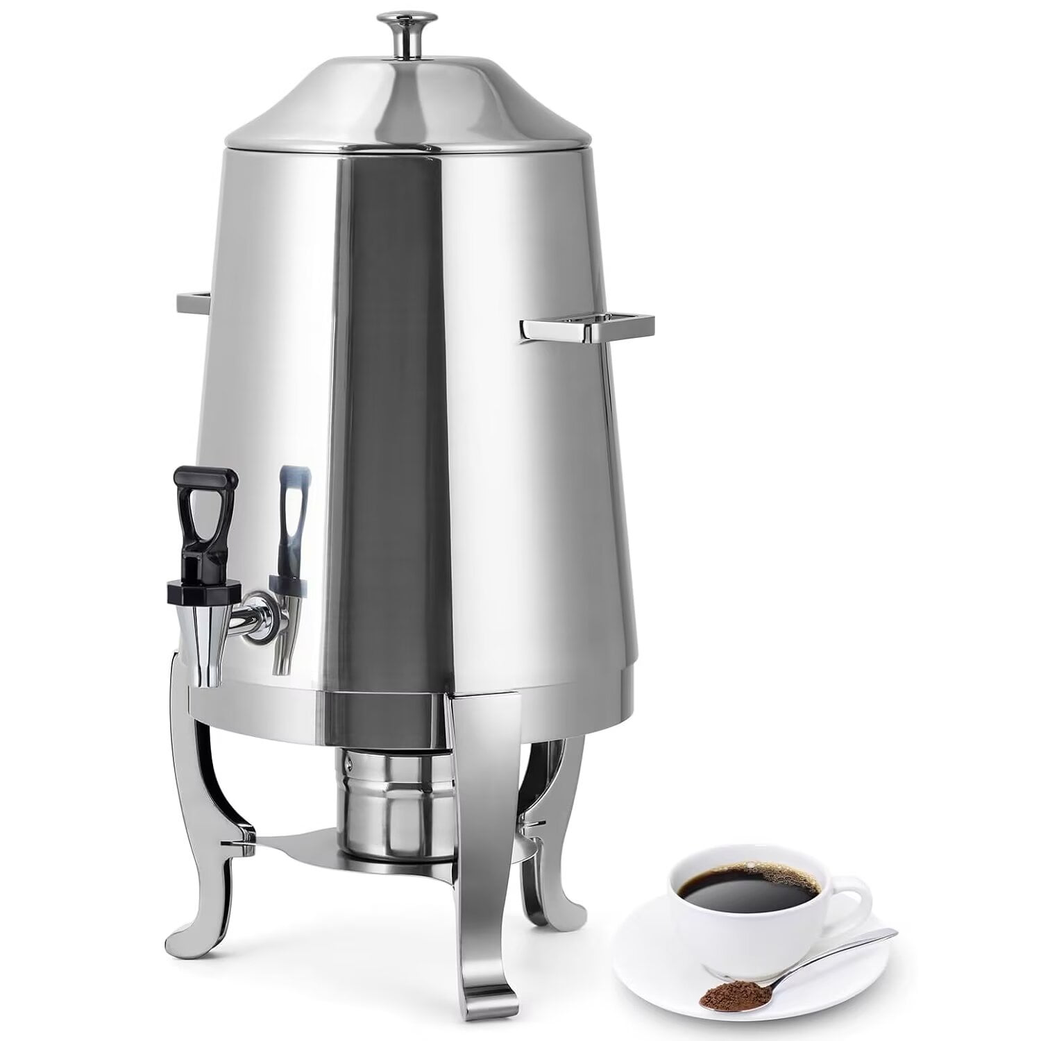 Garvee Coffee Urn With Fuel Holder, 3.5 Gal/13L Stainless Steel ...