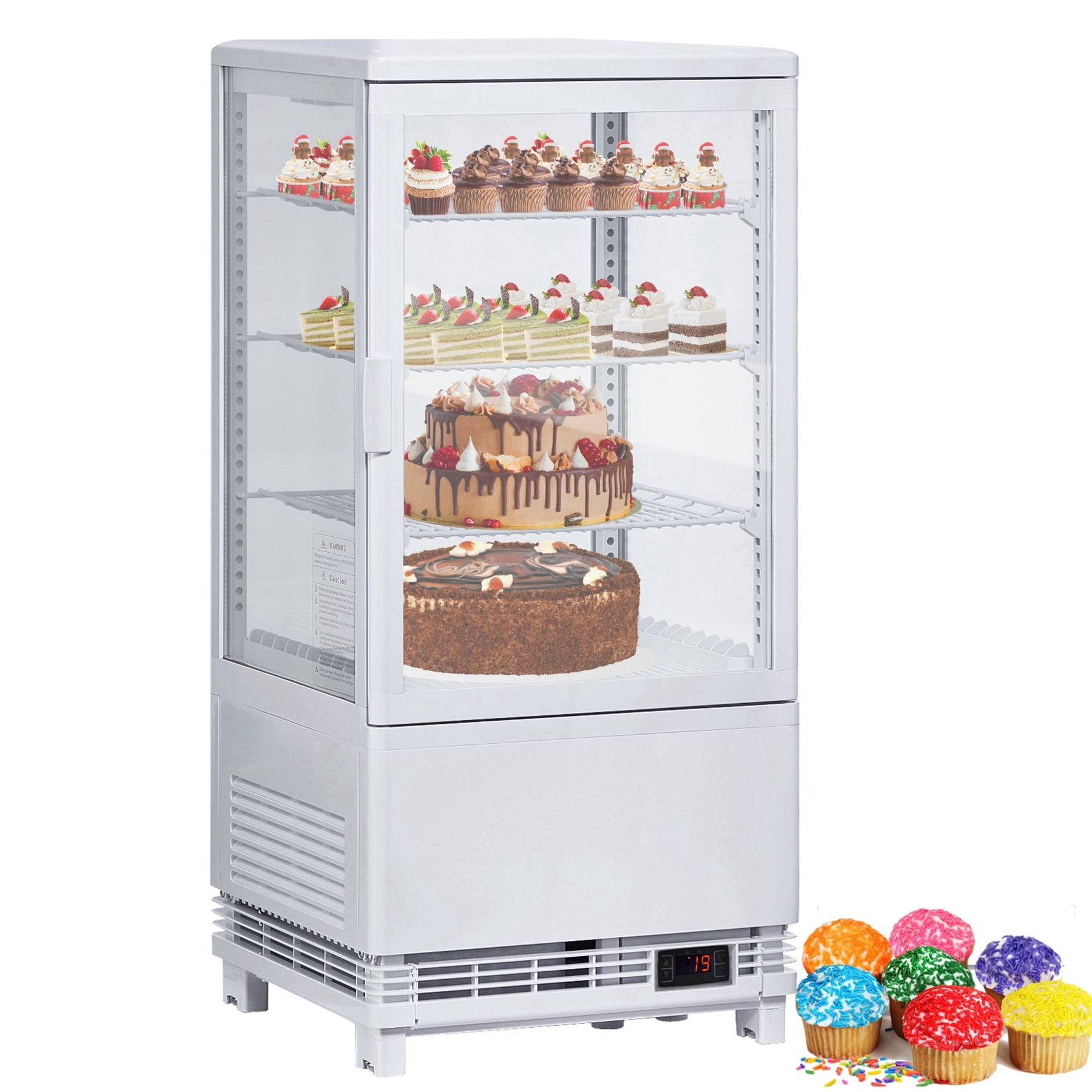 Garvee Commercial Countertop Bakery Display Refrigerator Cooler with ...