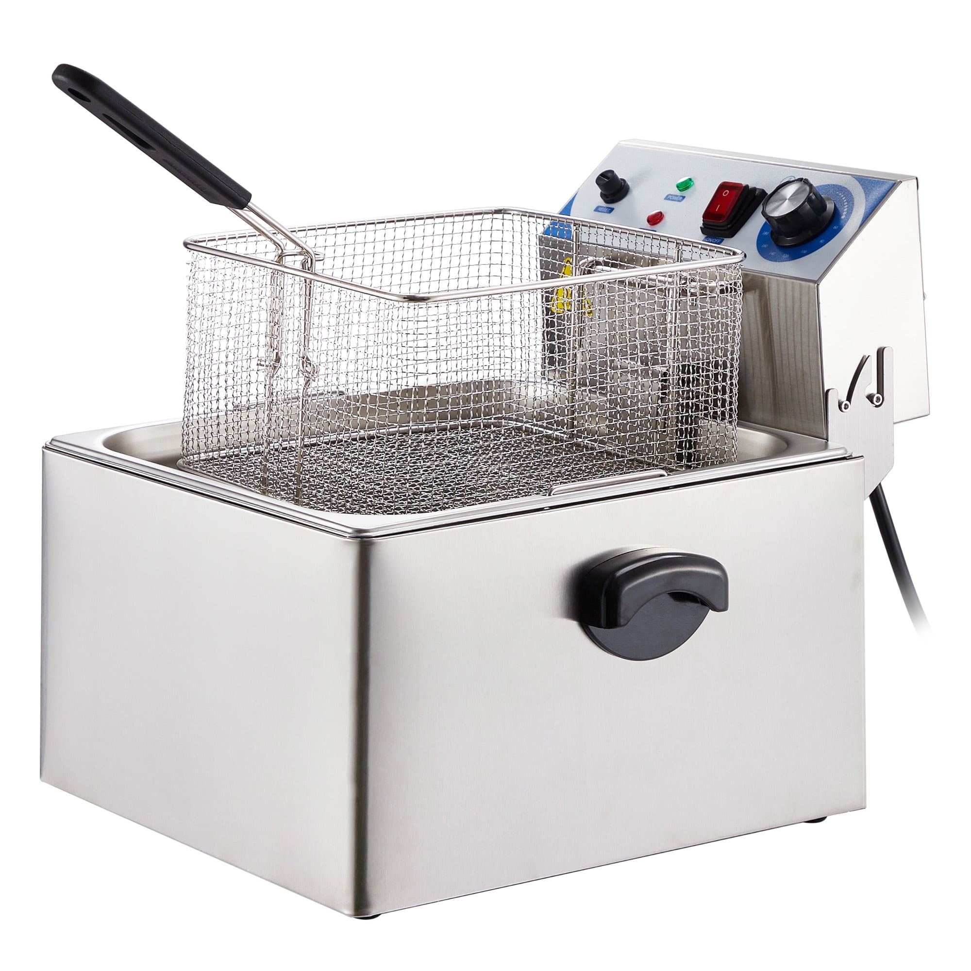 Garvee 1500W Commercial Deep Fryers, 11 L, Temperature Control, with ...