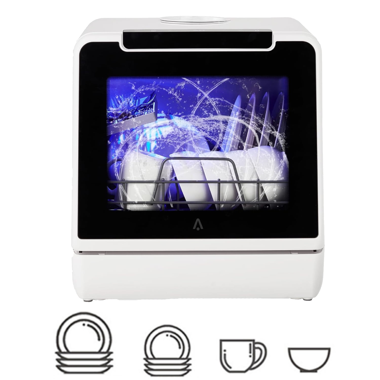 Garvee Dishwasher Machine, Countertop Dishwashers with 5L Built-in ...