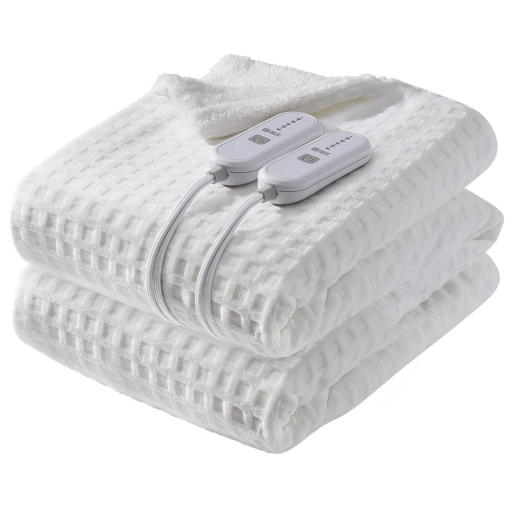 Garvee Electric Heated Blanket Queen Size with Dual Control, 5 Heating ...