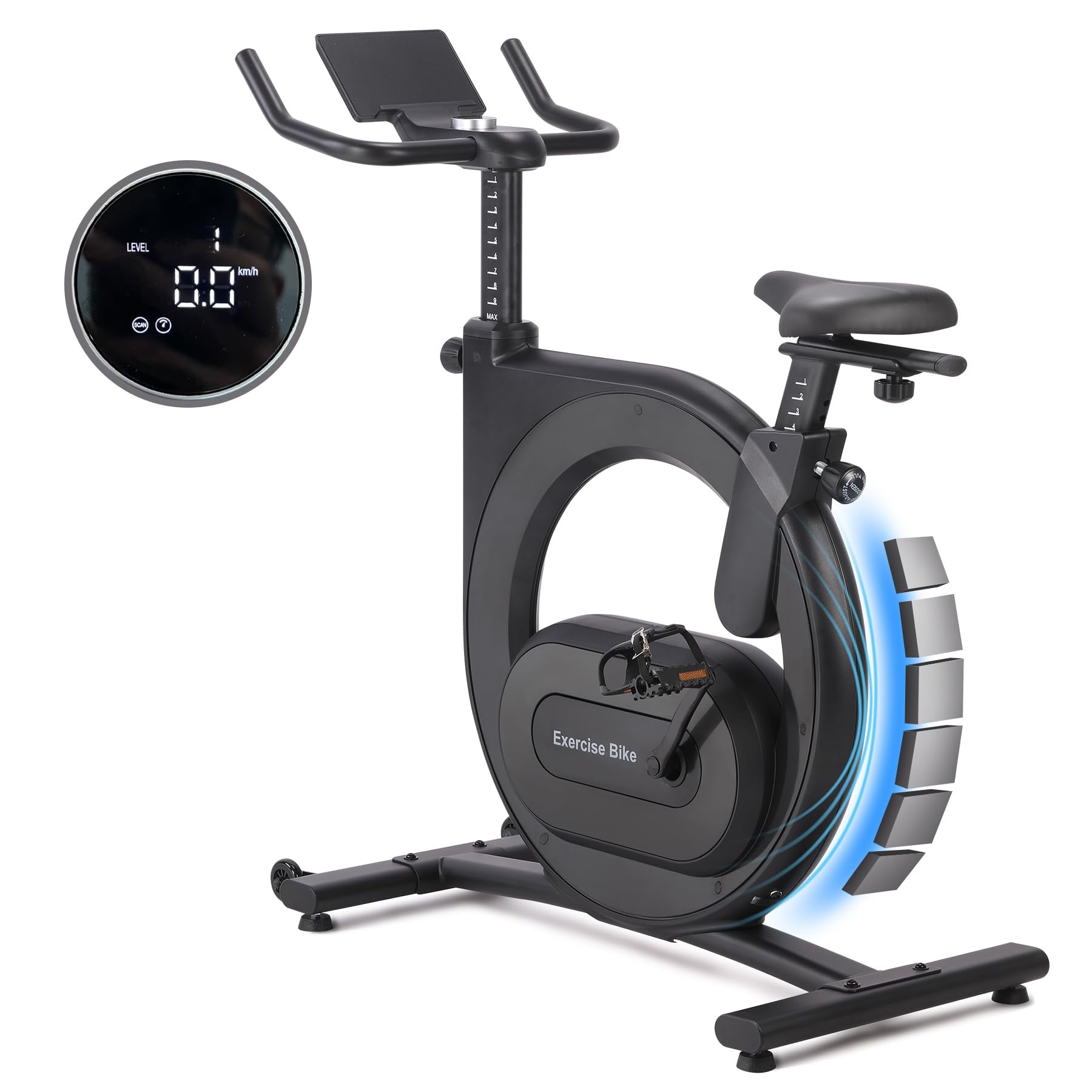Garvee Exercise Bike for Home, Magnetic Resistance Stationary Bikes ...