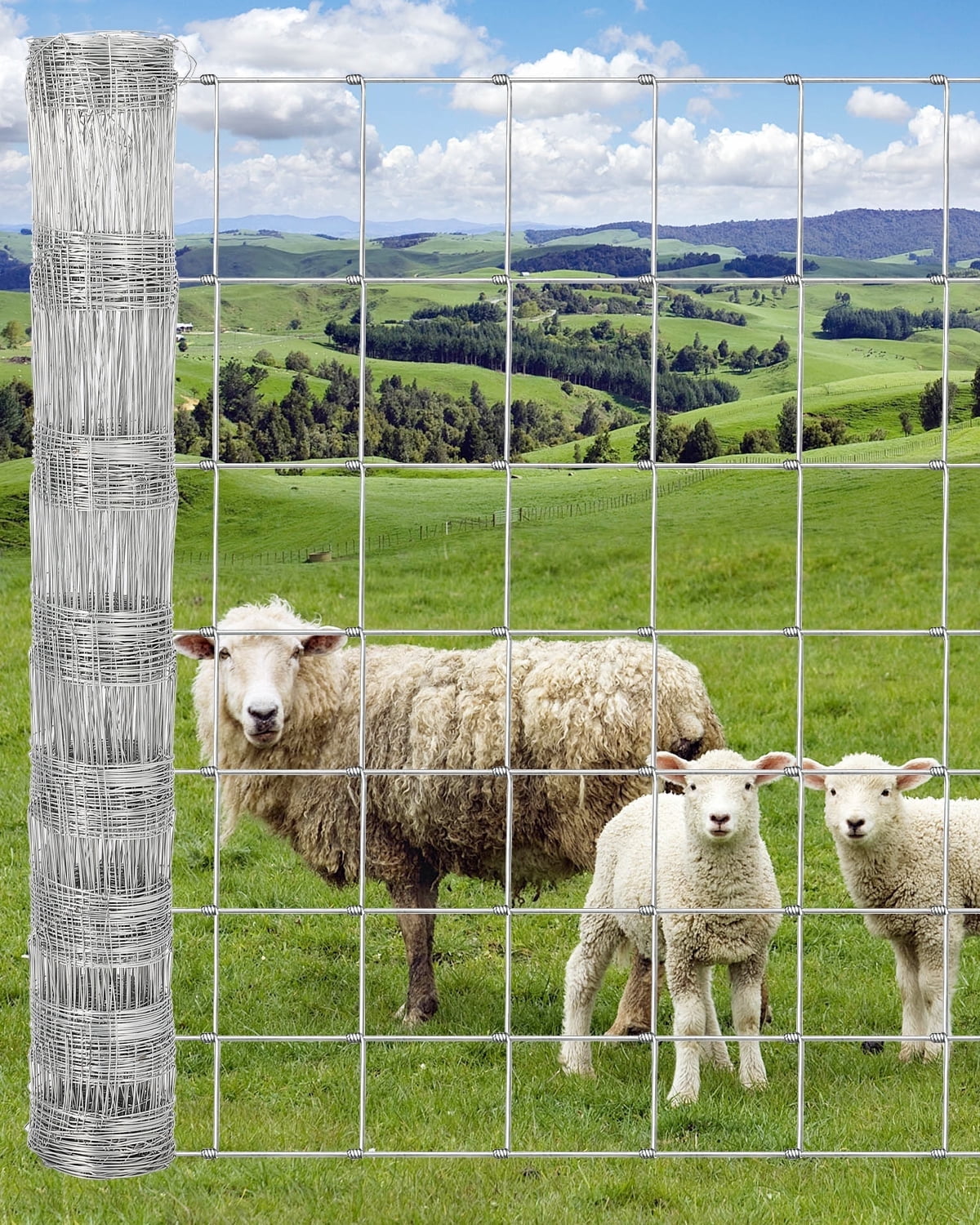 GARVEE, Farm Fence, 4 ft x 164 ft, Heavy Duty Galvanized Wire - Walmart.com