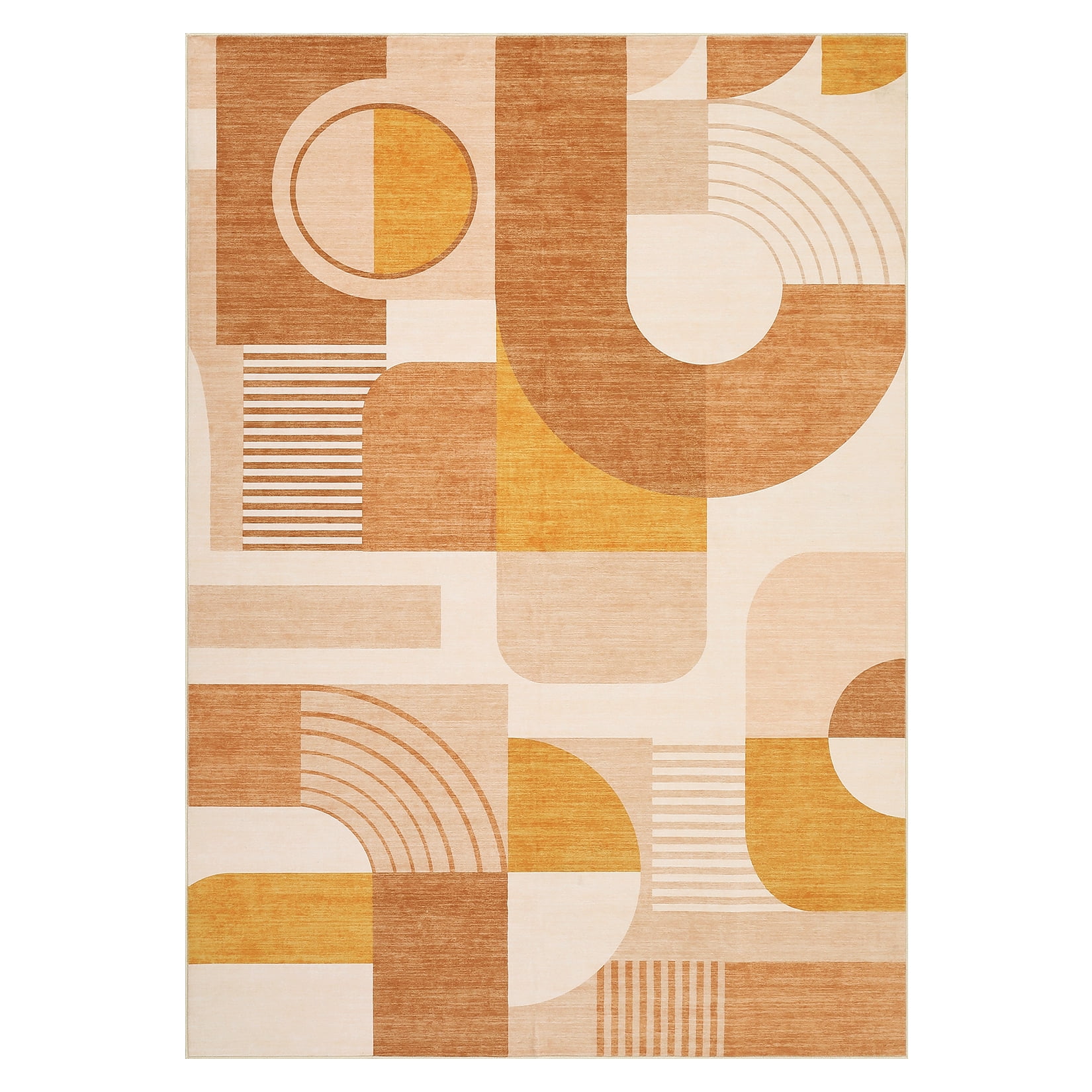 Garvee Geometric Runner Rug – Soft Low Pile, Washable, Non-Slip Carpet ...