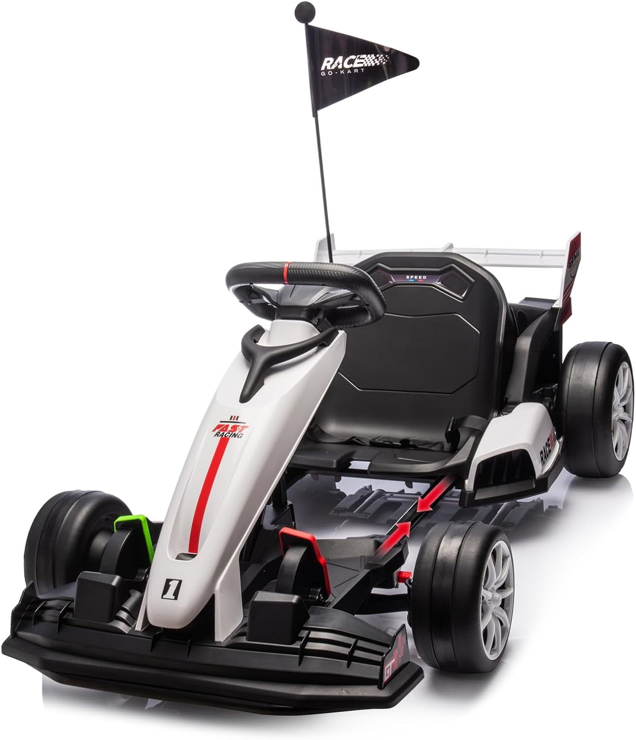 Garvee Go Kart Electric Ride On Car, 24V Kids Ride On Go Kart, Electric ...