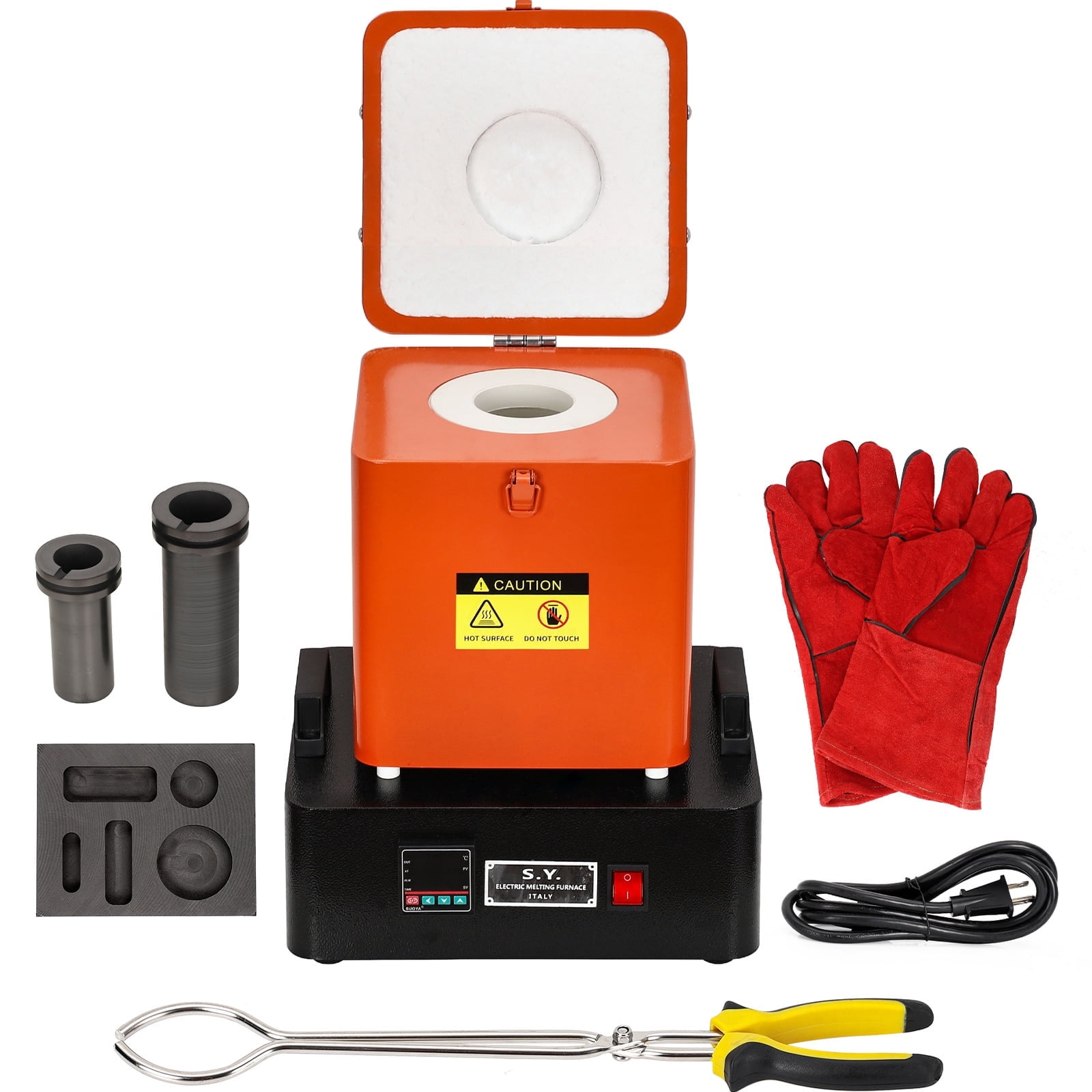 Garvee Gold Melting Furnace Set with Temperature Control and 2 ...