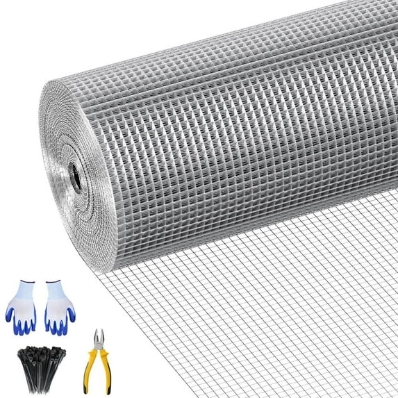Garvee Hardware Cloth 1/4", 48 x 100 ft, 23-Gauge, Hot-Dipped ...
