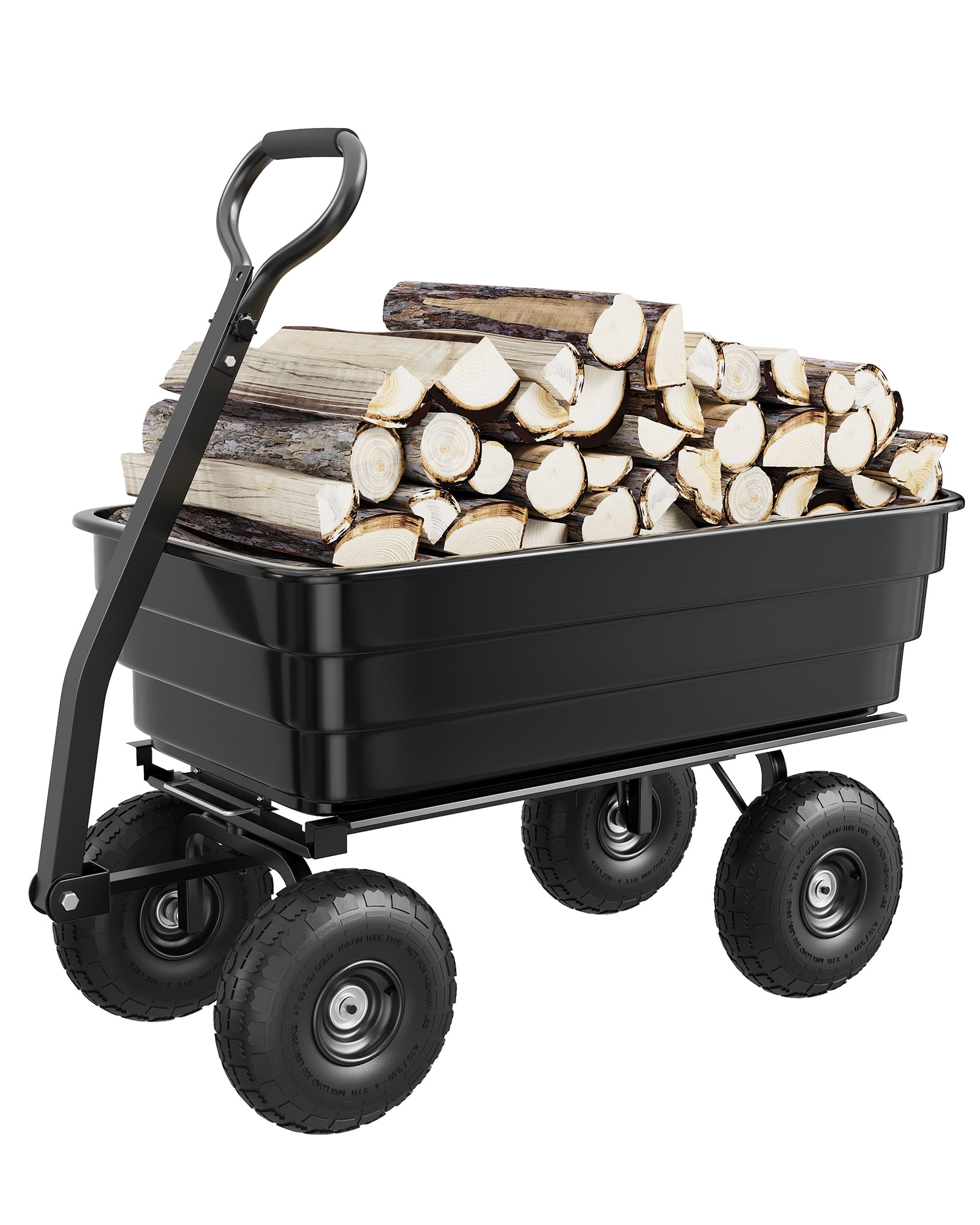 Garvee Heavy-Duty Throw-off Carriage Cart – 1200 lbs Capacity Utility ...