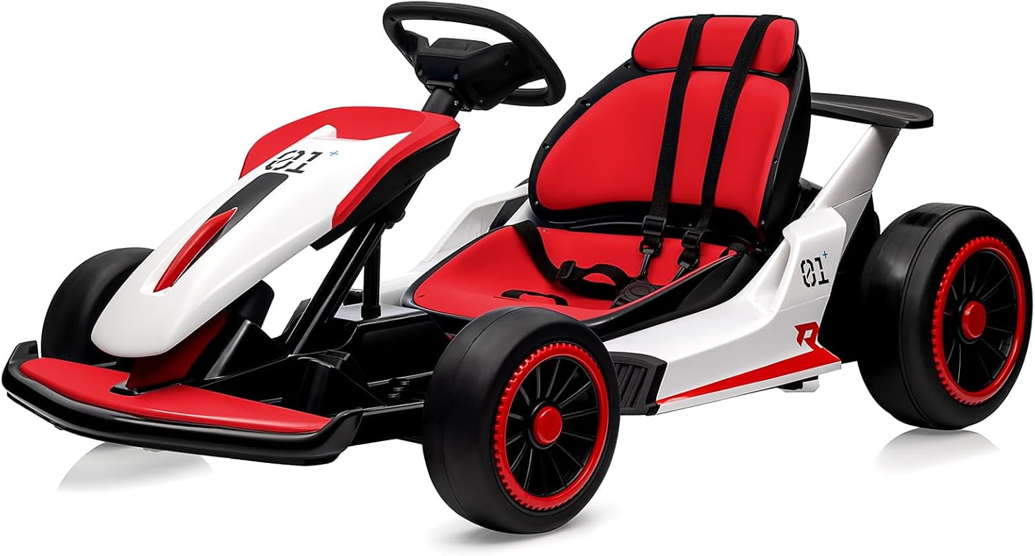 Garvee Kids Electric Drift Go-Kart, 24V 7AH Battery Powered Go Kart for ...