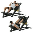 Garvee Leg Press Hack Squat Machine, 1400 Lb Capacity, 2-in-1 Design ...