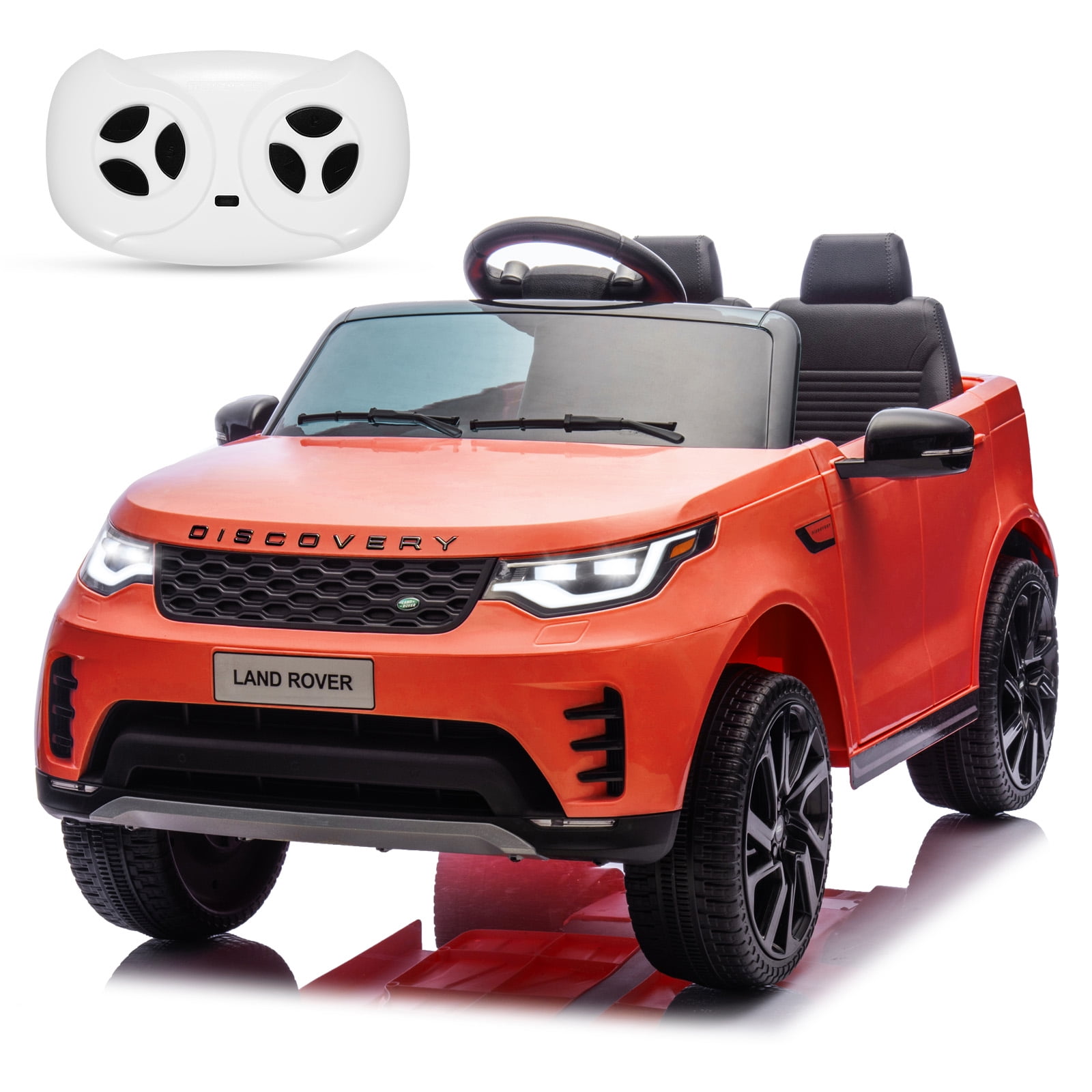 Garvee Licensed Land Rover 12V Kids Electric Car 2-Seater Ride-On with ...