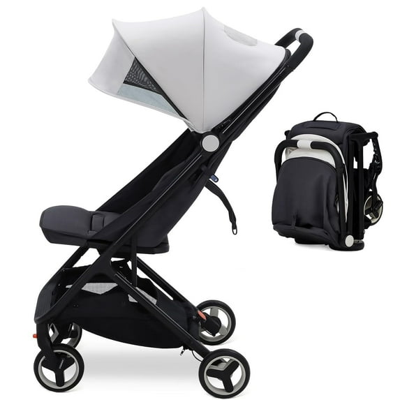Garvee Lightweight Baby Stroller, with 5-Point Harness, Storage Basket ...