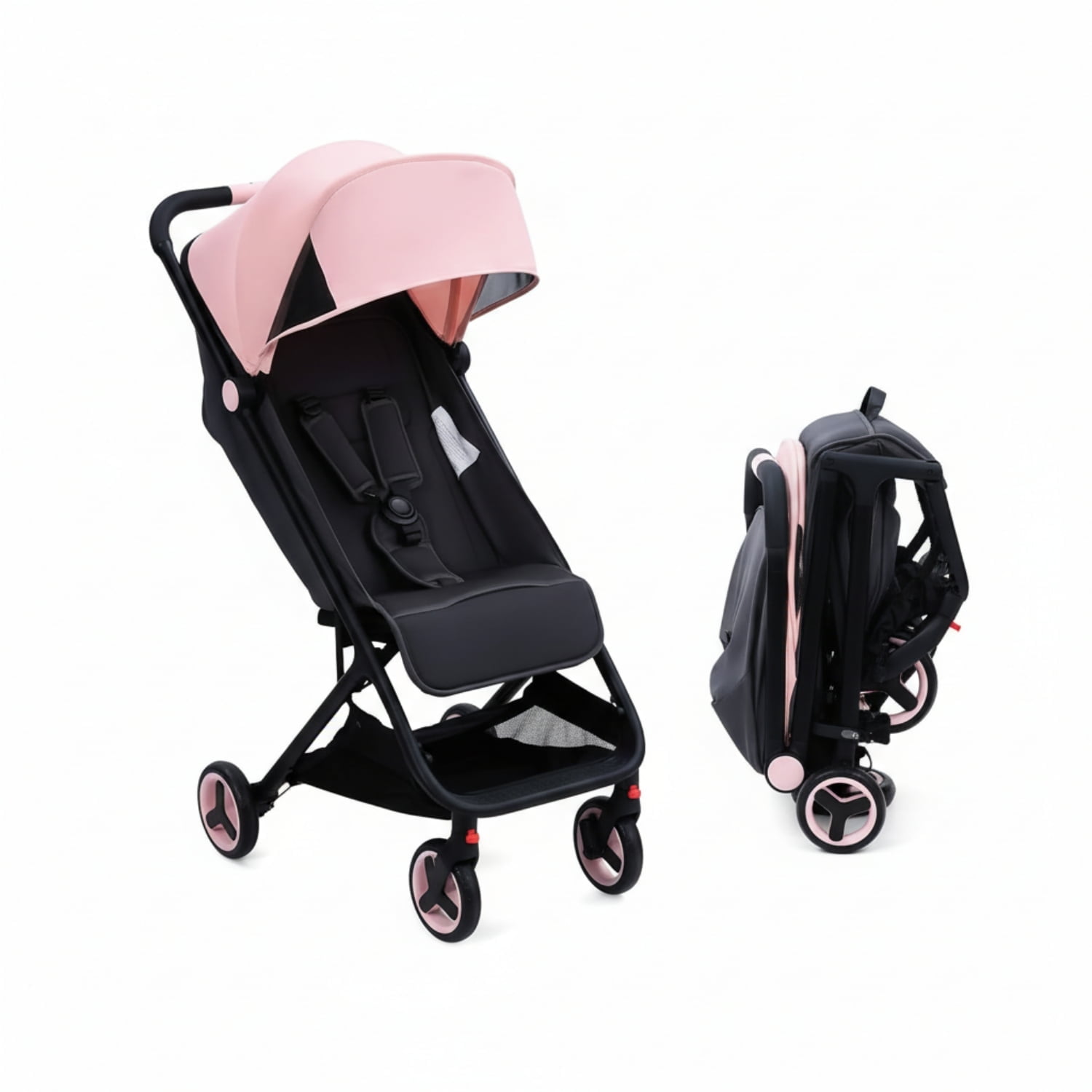 Garvee Lightweight Baby Stroller, with 5-Point Harness, Storage Basket ...