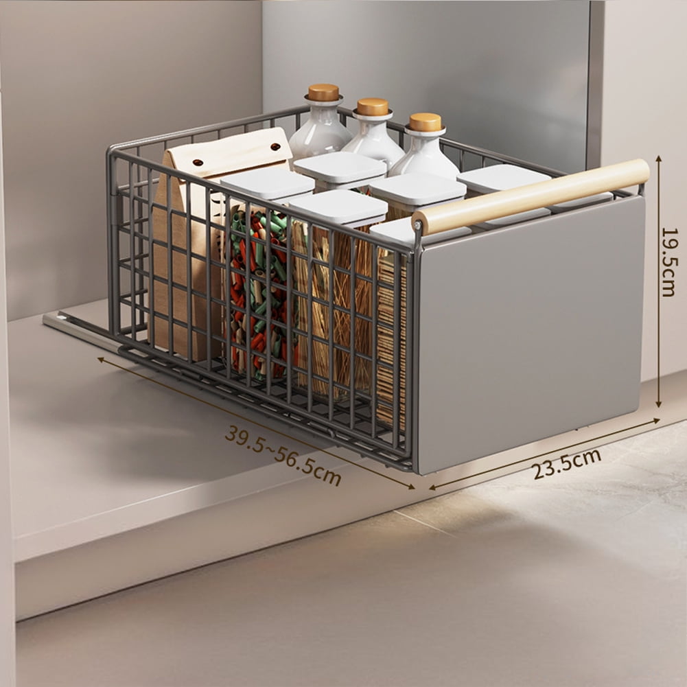 Garvee Metal Kitchen Extendable Drawer, Telescopic Kitchen Cabinet ...