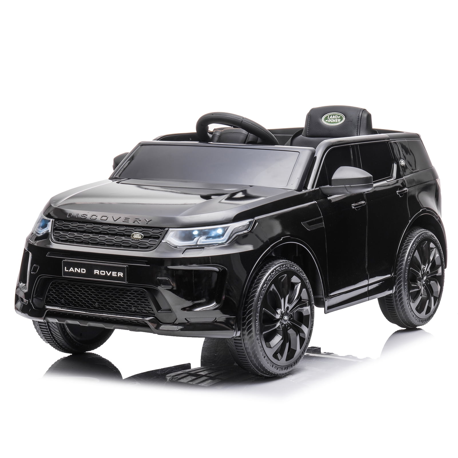 Garvee Licensed 12V Kids Ride-On Car in Black | Electric Land Rover ...