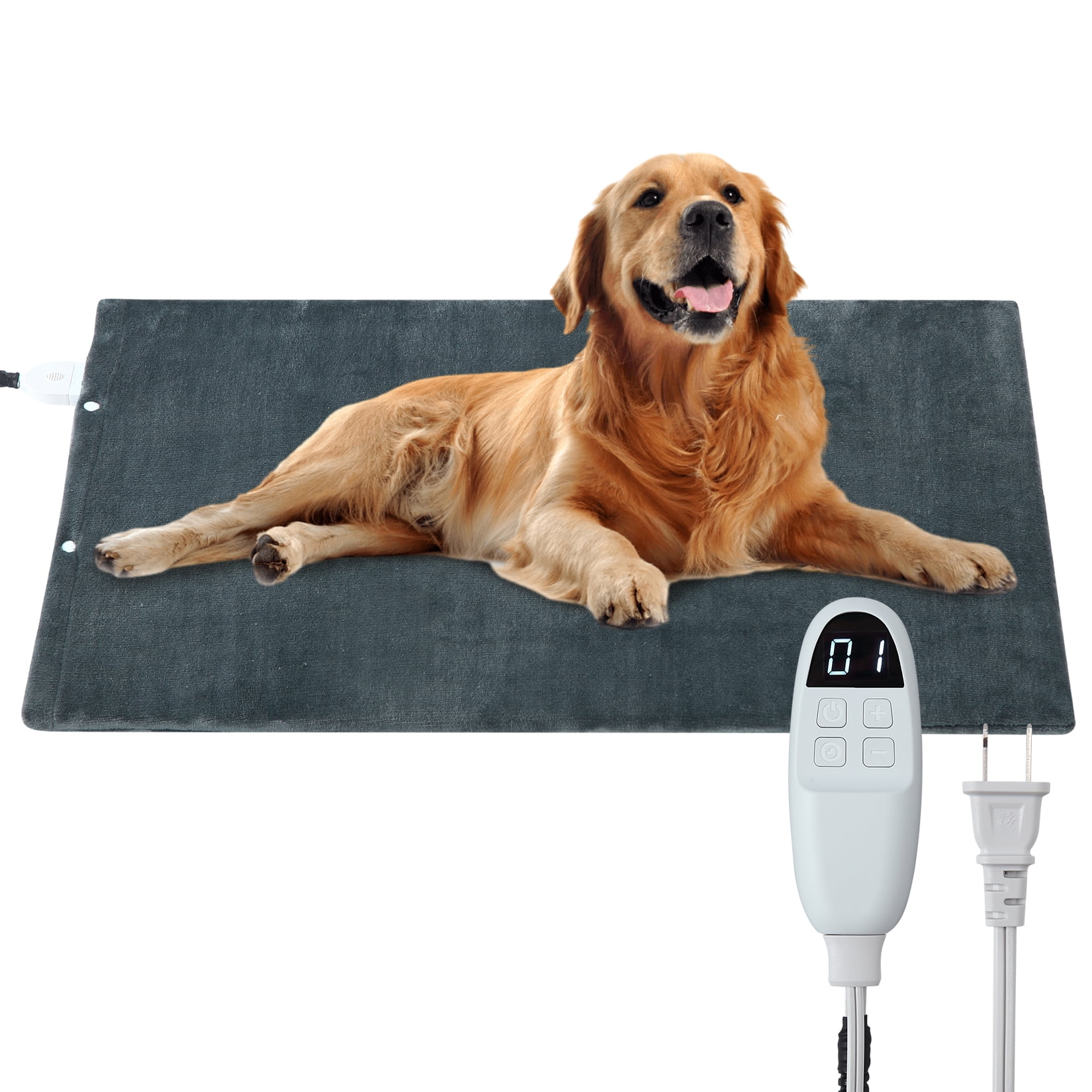 Garvee Pet Heating Pad, Indoor Electric Animal Heated Bed Pad with ...