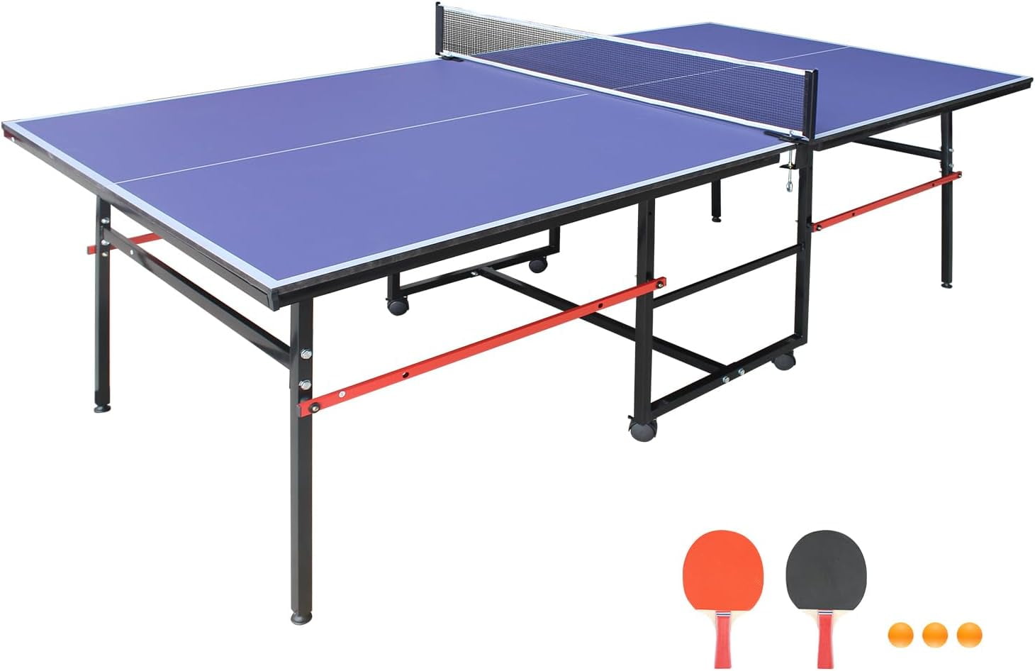Garvee Portable Table Tennis Tables, 96*48" Ping Pong Folding Table ...