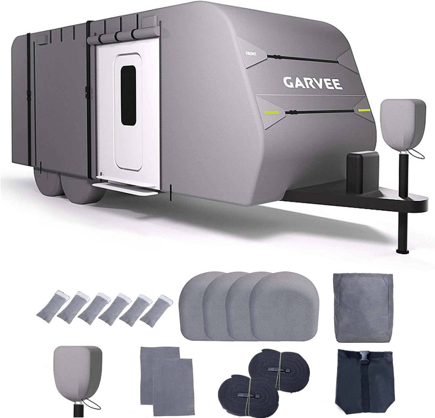 Garvee RV Cover, Camper Trailer Cover, Anti-UV and Waterproof with ...