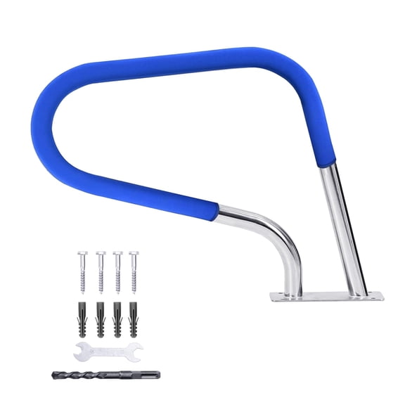 Pool Handrail 31 x 22 inch, 220 lbs Capacity Stainless Steel Pool Rail ...