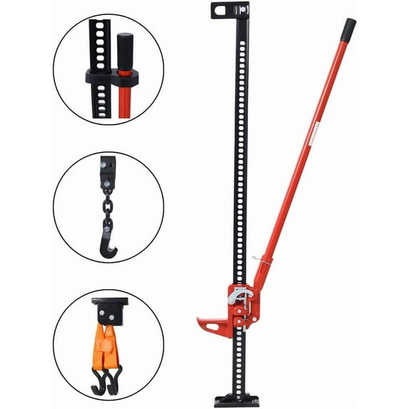 Garvee Utility High Lift Farm Jack Capacity Ratcheting Off Road Utility ...