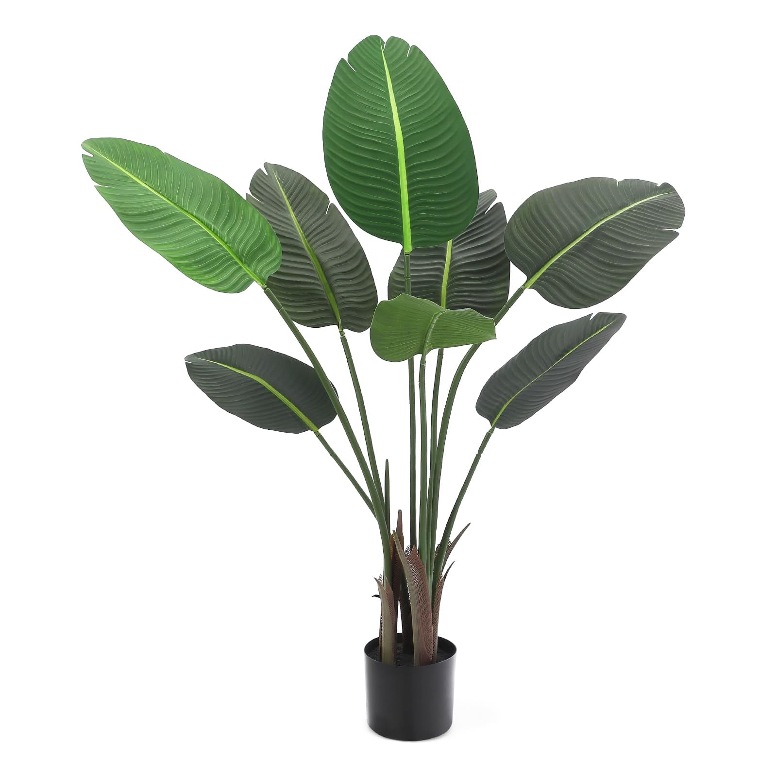 GarveeHome 4 Feet Artificial Bird of Paradise Plant, Indoor Outdoor ...