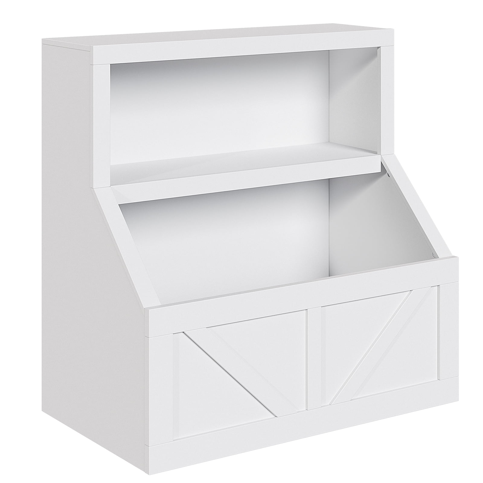 GarveeHome Kids Bookshelf, Toy Storage Organizer with Spacious Tabletop & Anti-Tipping Device ...