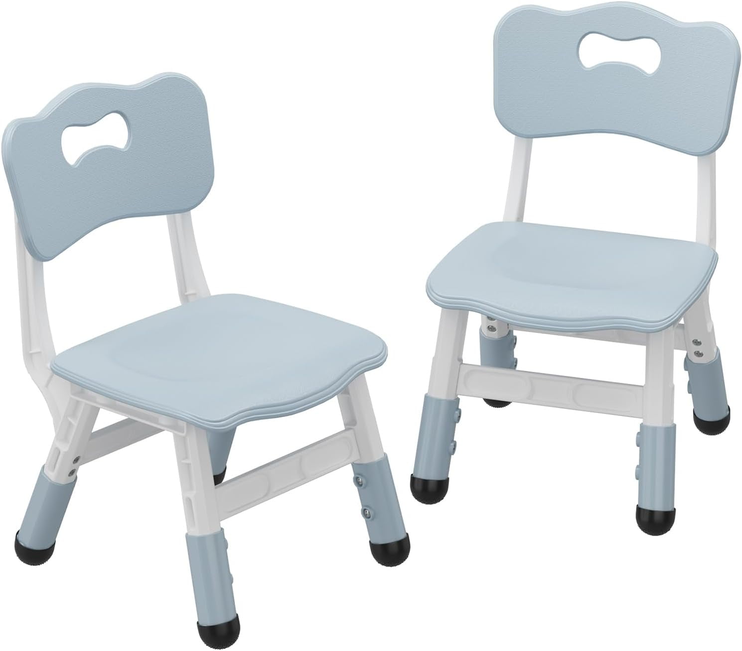 GarveeHome Kids Chair Set of 2, 3 Level Height Adjustable Kid Chair ...