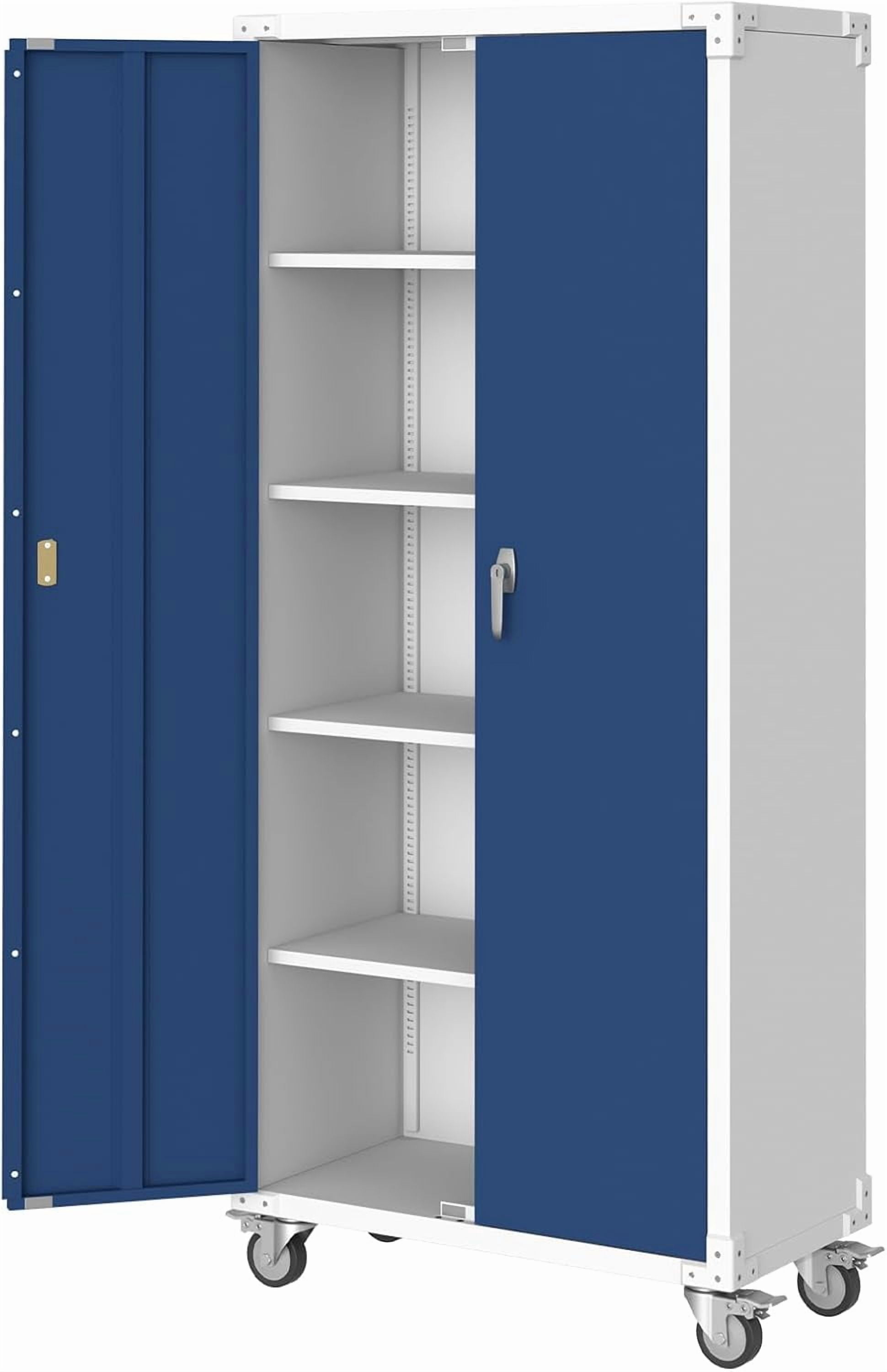 GarveeHome Metal Storage Cabinets with Lock Doors, 71 in Tall Steel ...