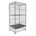 GarveeLife 66 Inch Large Bird Cage, Rolling Parrot Cage with Removable ...