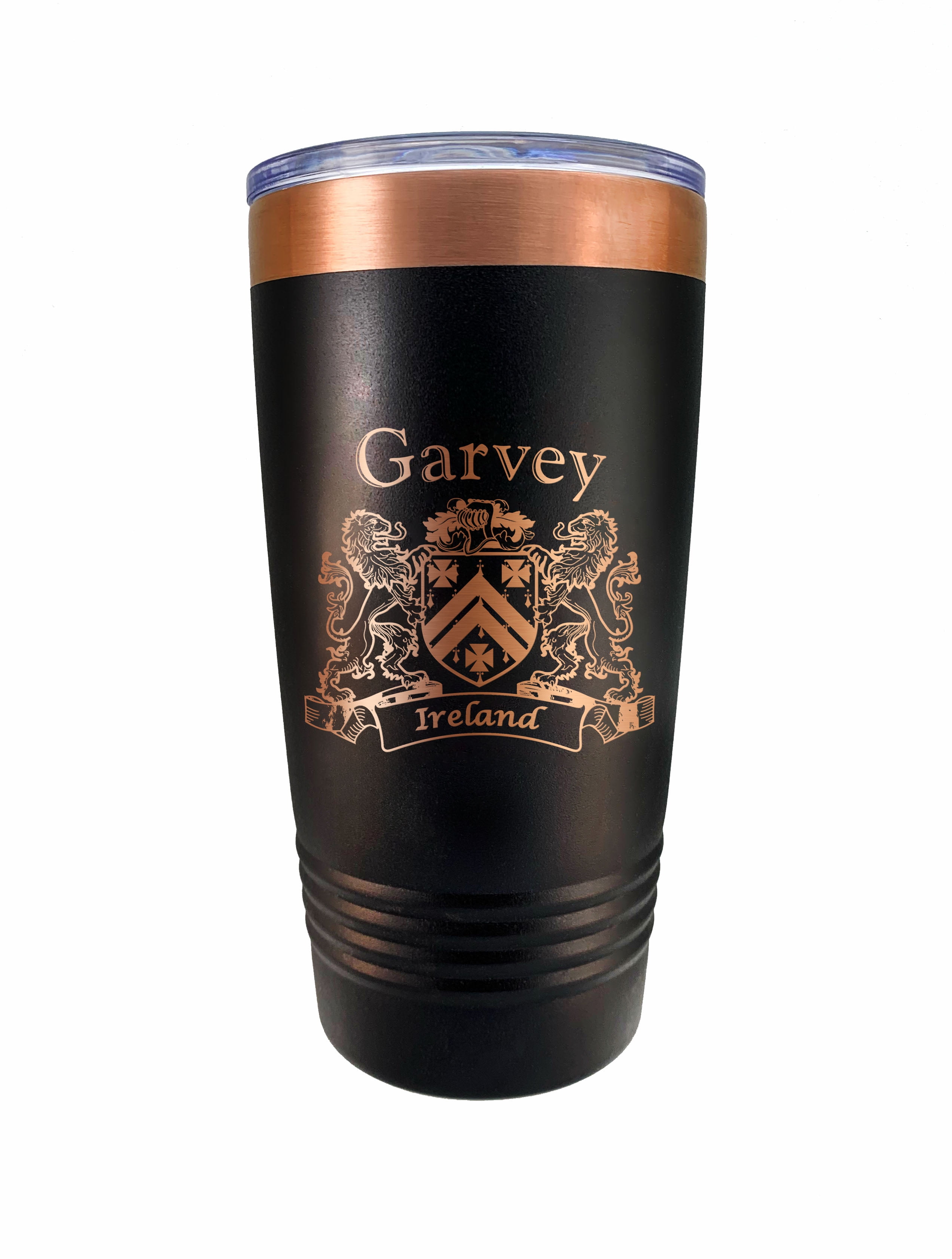 Garvey Irish Coat of Arms Black Travel Mug - Walmart.com
