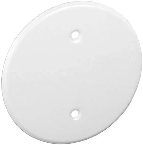 Garvin Industries White Ceiling Blank-Up Covers 5 Inch Diameter 1/4 ...