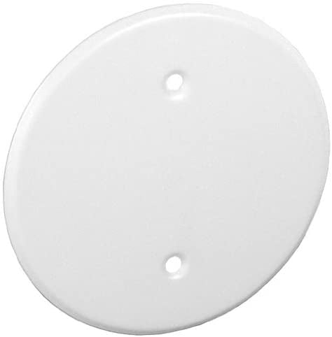 Garvin Industries White Ceiling Blank-Up Covers 5 Inch Diameter 1/4 ...