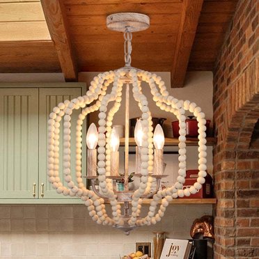 Arturesthome White Handwoven Rattan Boho Pendant Lighting Fixtures ...