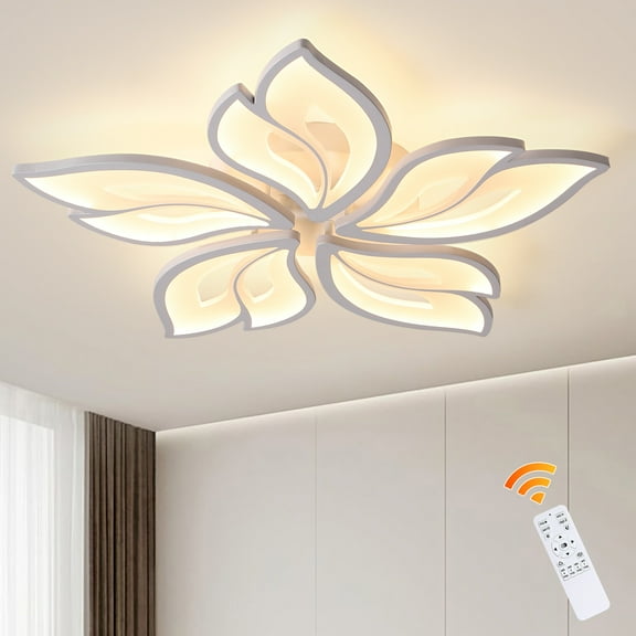 Modern Square LED Ceiling Light, Flush Mount, Overhead Fixture for ...
