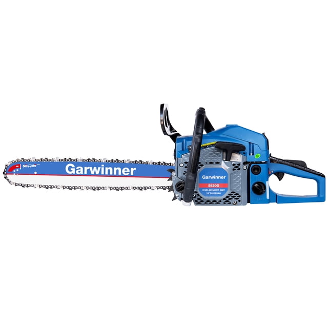 Garwinner 20-inch 58CC Gas Chainsaw 2 Stroke Handed Petrol Gasoline ...