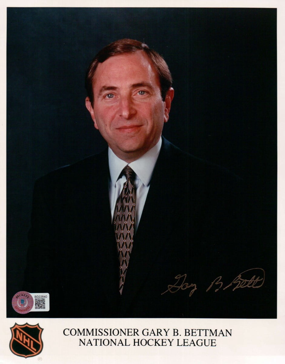 Gary Bettman Signed Autographed 8X10 Photo Commissioner BAS BD22840 ...