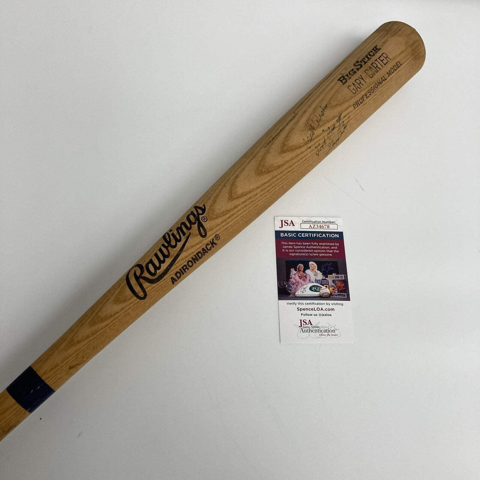 Gary Carter Signed Rawlings Game Issued Baseball Bat JSA COA - Walmart.com