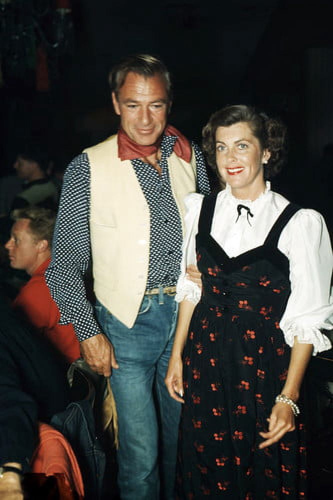 Gary Cooper Portrait rare with wife Sandra Shaw and Van Johnson in ...