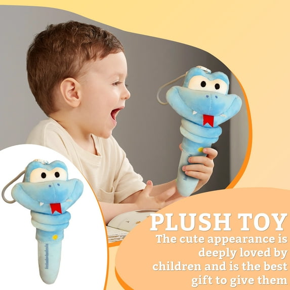 Gary De’Snake Vocal Plushies, 7.8 Inch Blue Snake Ornament with String ...