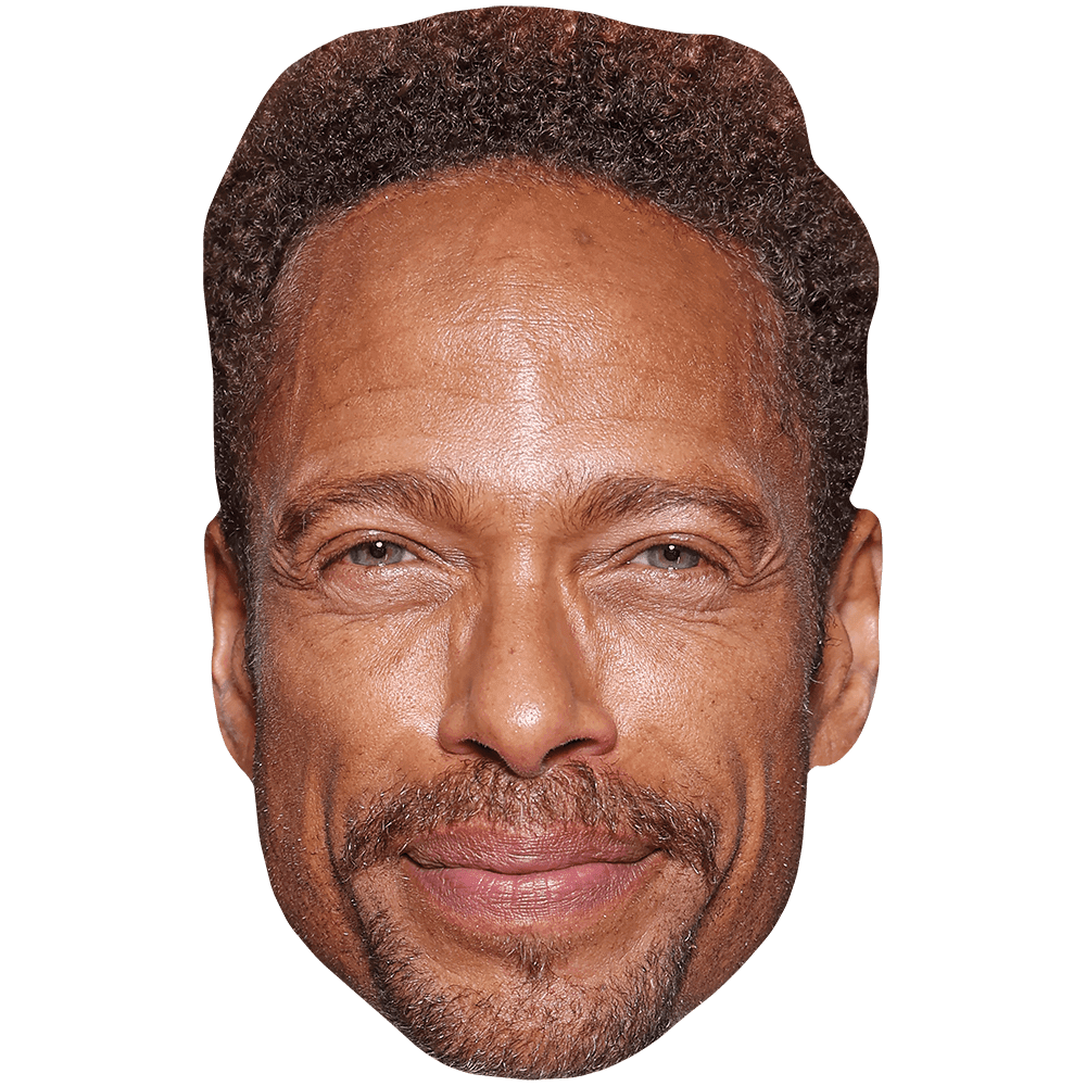 Gary Dourdan (Beard) Celebrity Mask, Flat Card Face, Fancy Dress Mask ...