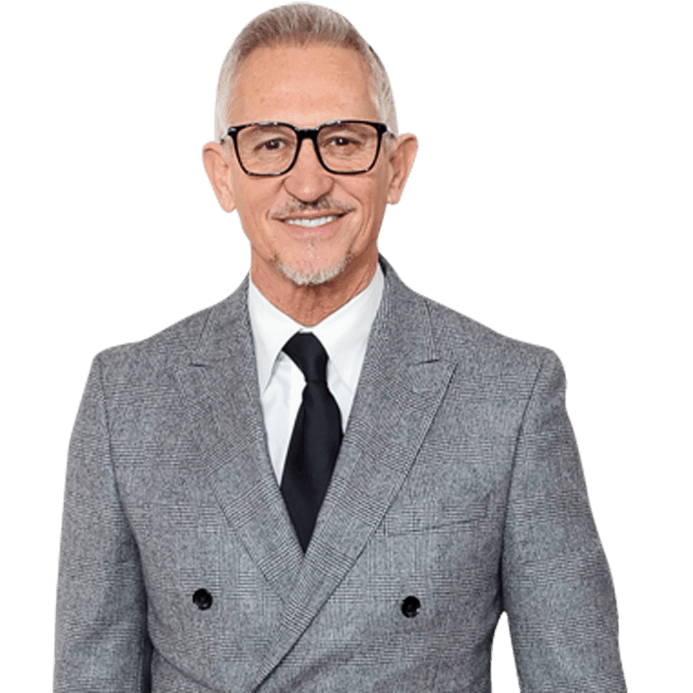 Gary Lineker (Grey Suit) Half Body Buddy Cutout - Walmart.com