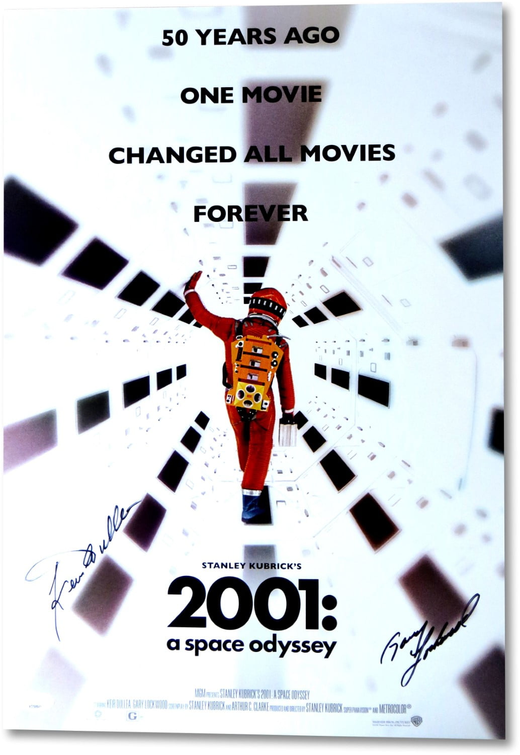 Gary Lockwood Keir Dullea Signed Autographed 13X20 Poster 2001 Space ...