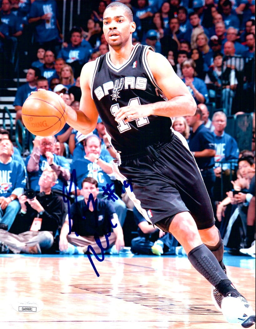 Gary Neal Signed Autographed 8X10 Photo Spurs Action Dribbling JSA ...