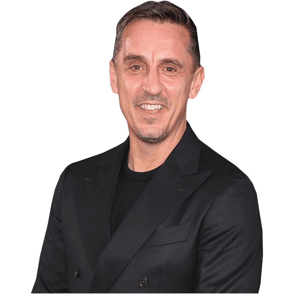 Gary Neville (Black Suit) Half Body Buddy Cutout - Walmart.com